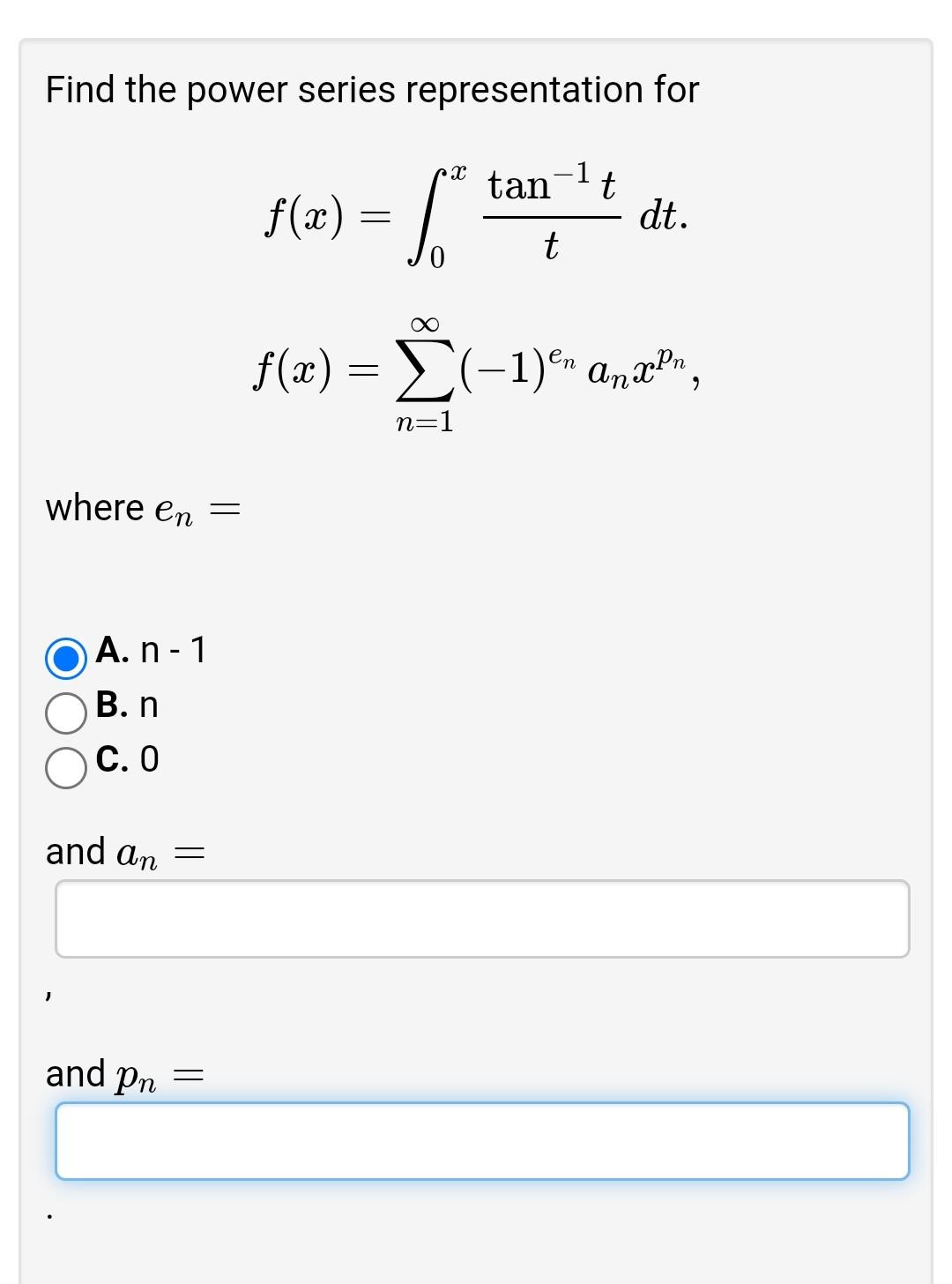 Solved Find the power series representation for | Chegg.com