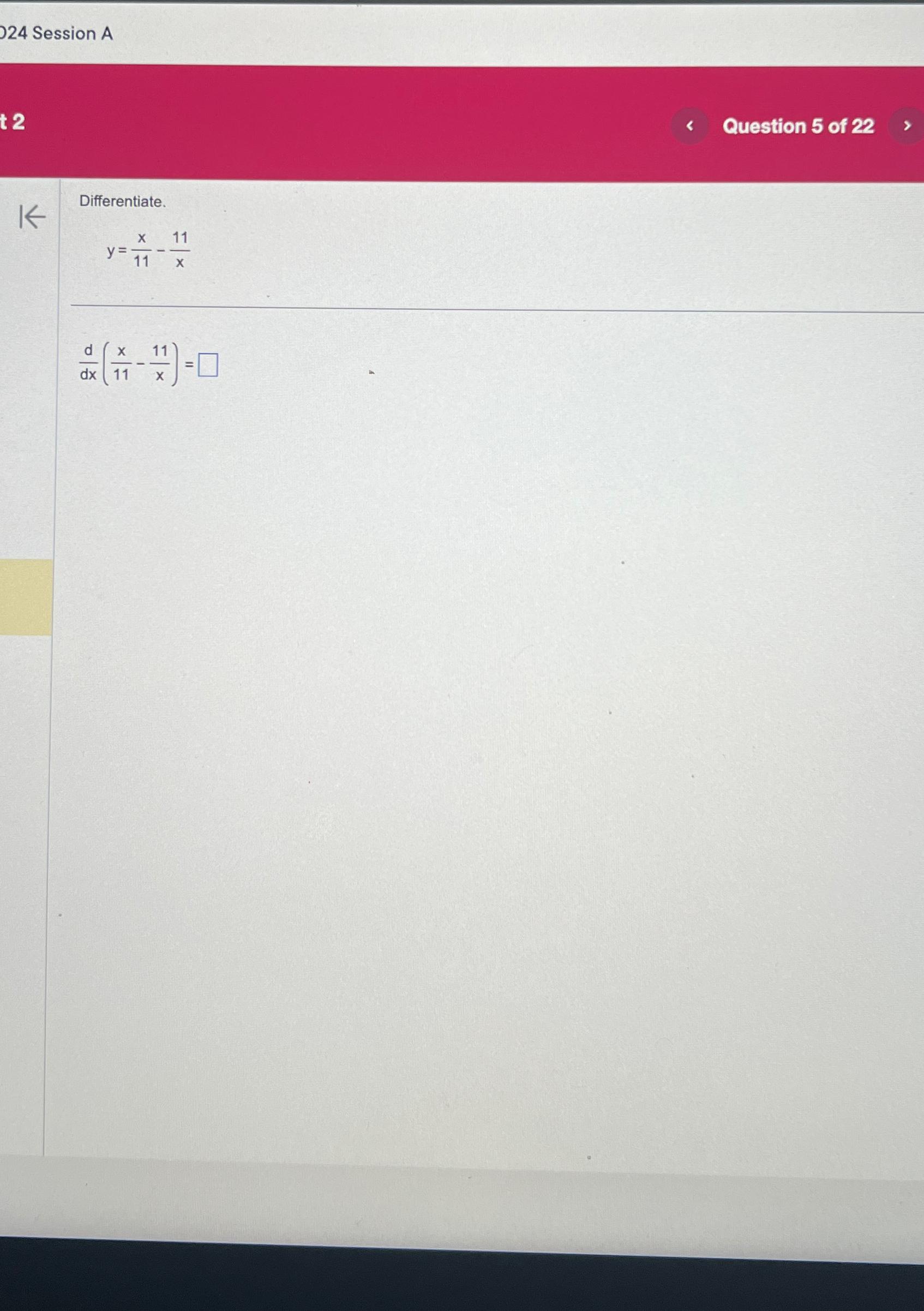 Solved 24 ﻿Session At 2Question 5 ﻿of | Chegg.com