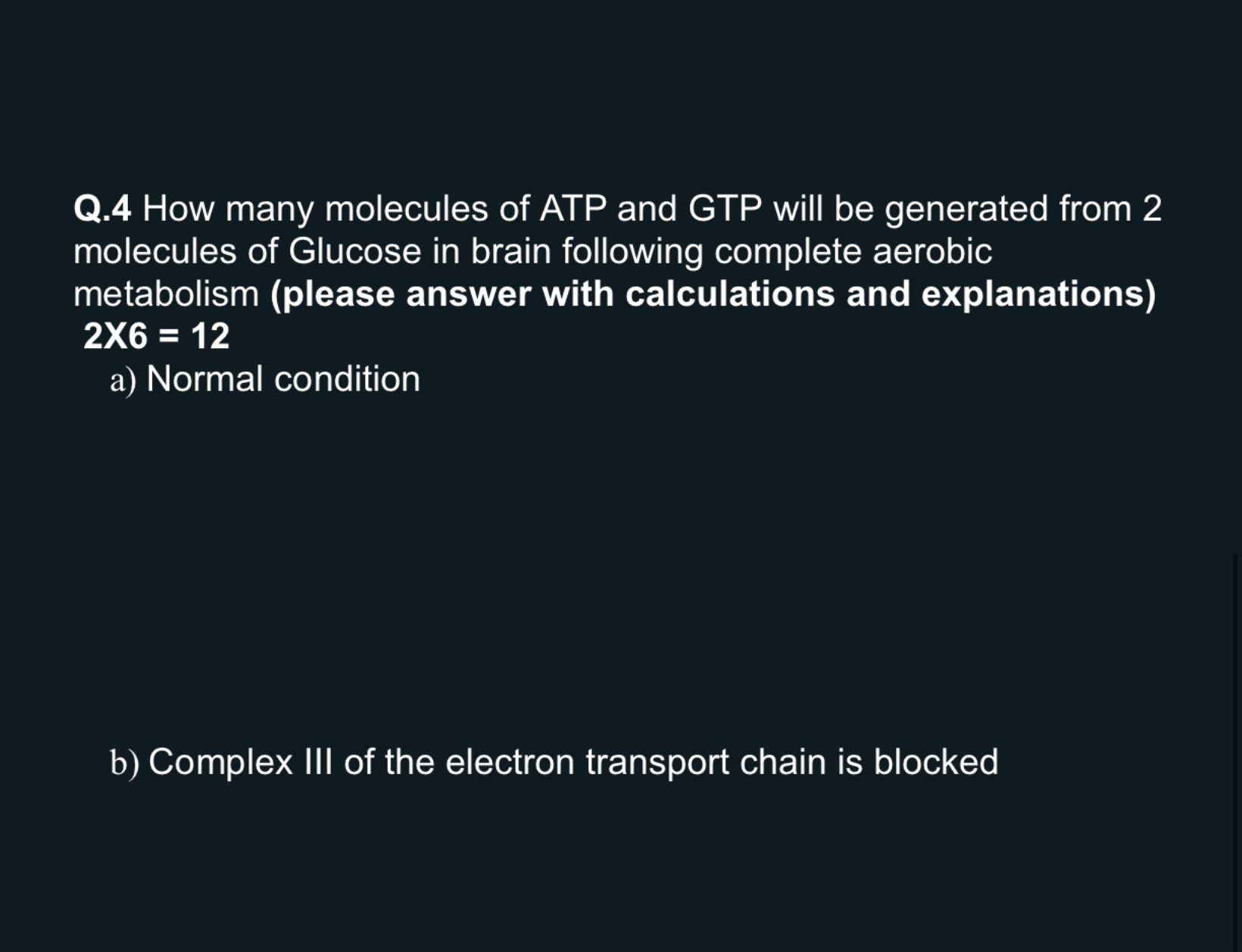 Solved Q. 4 ﻿How many molecules of ATP and GTP will be | Chegg.com