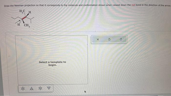 Solved Draw the Newman projection so that it corresponds to | Chegg.com