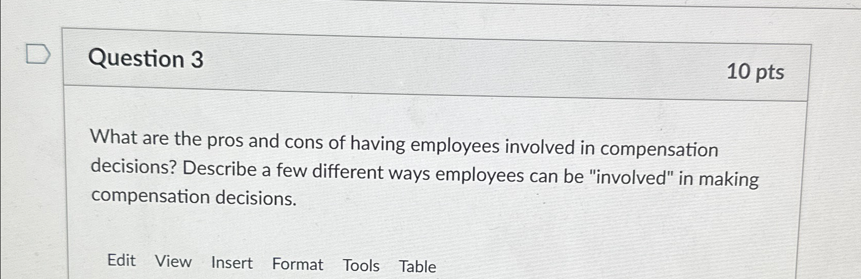Solved Question 310 ﻿ptsWhat are the pros and cons of having | Chegg.com