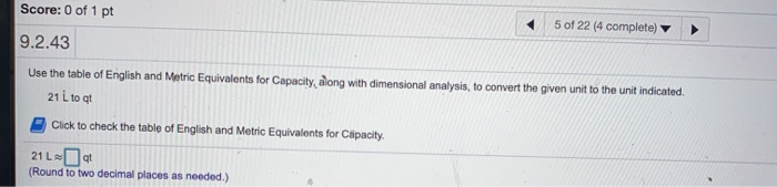 Solved Score: 0 of 1 pt 1 of 22 (4 complete) 9.2.5 1 in Use | Chegg.com