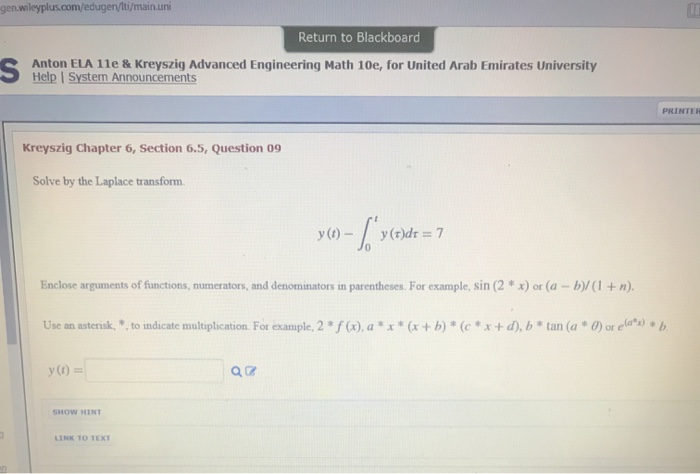 Solved gen.wileyplus.com/edugen/it/main. Return to | Chegg.com