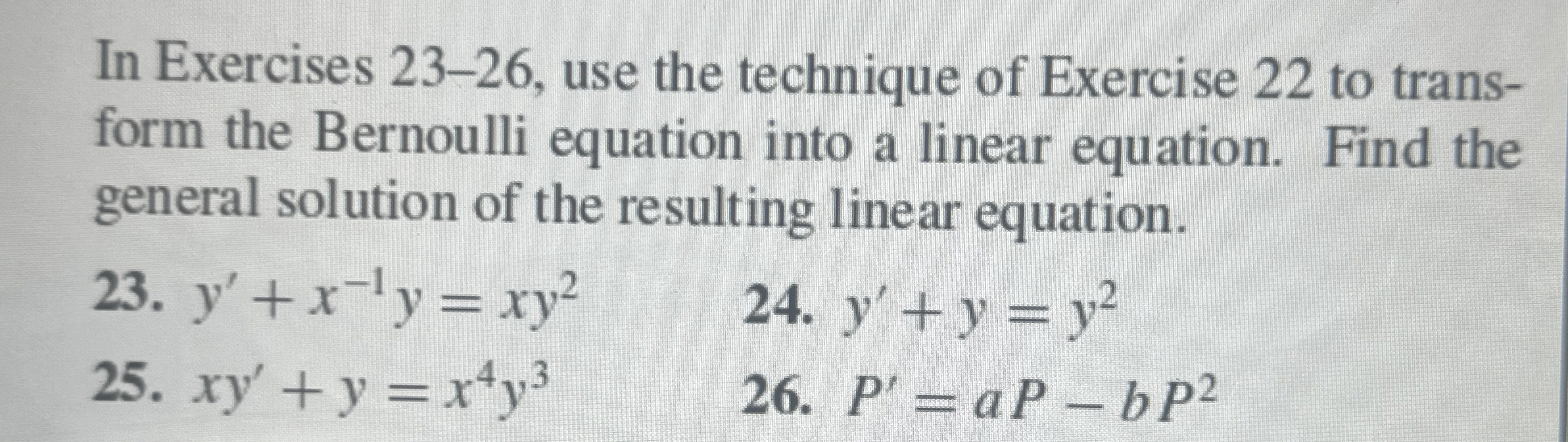 In Exercises 23-26, ﻿use the technique of Exercise 22 | Chegg.com