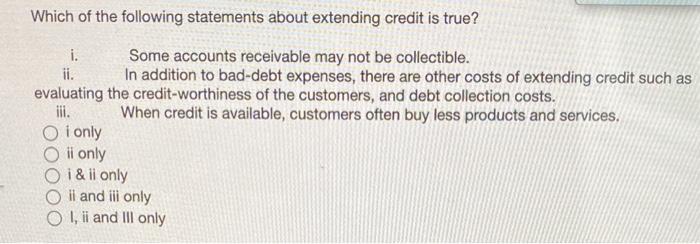 Solved Which of the following statements about extending | Chegg.com