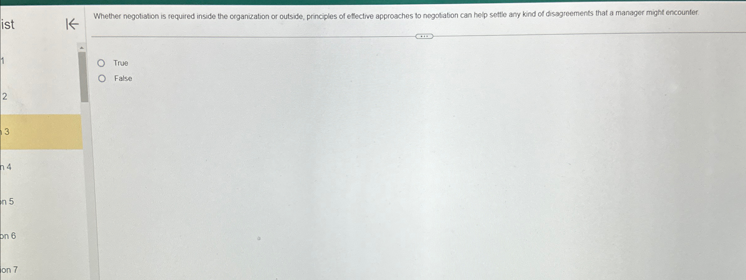 Solved Whether negotiation is required inside the | Chegg.com