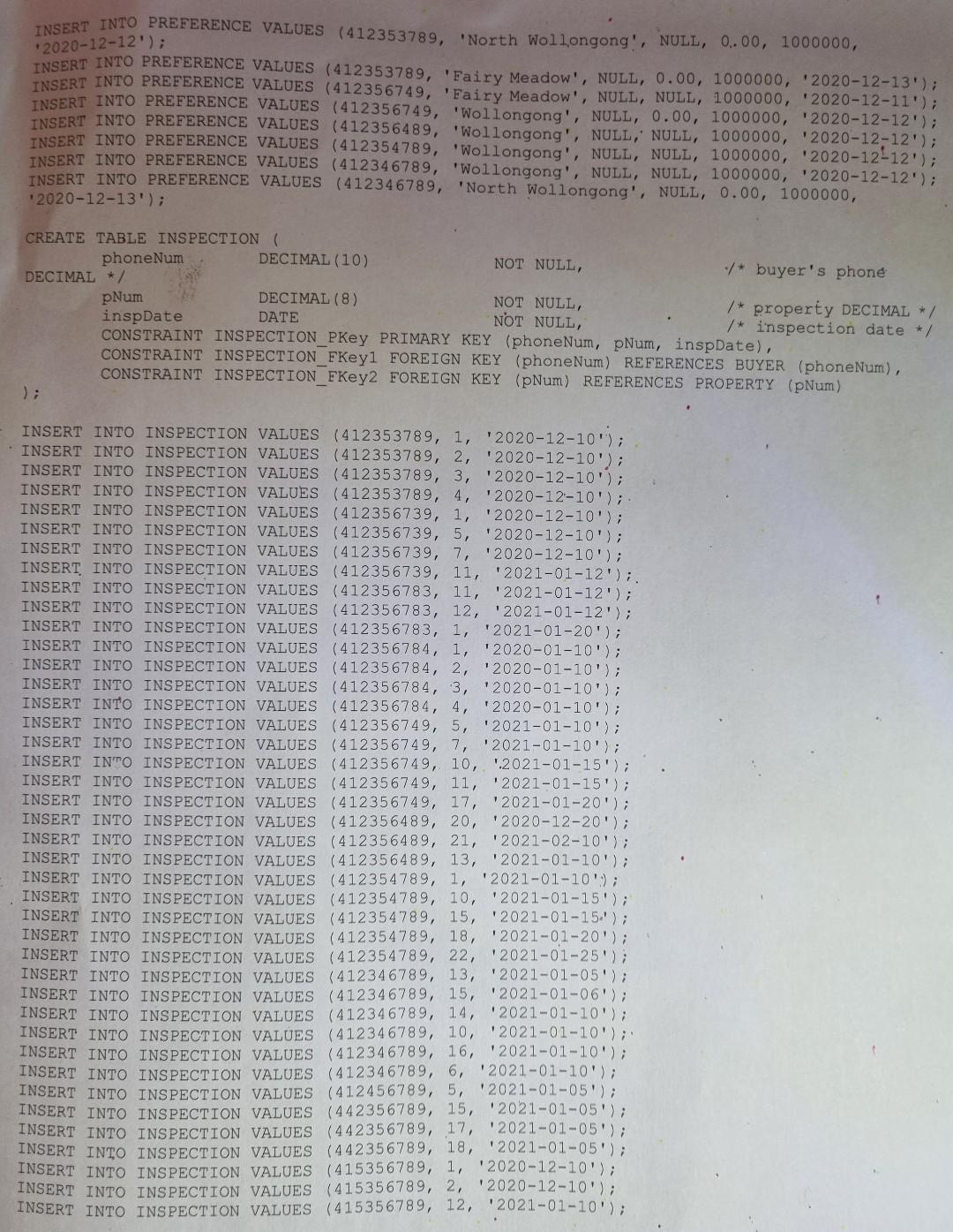 Solved Task 2 (10 marks) Download a file solution2.sql and | Chegg.com