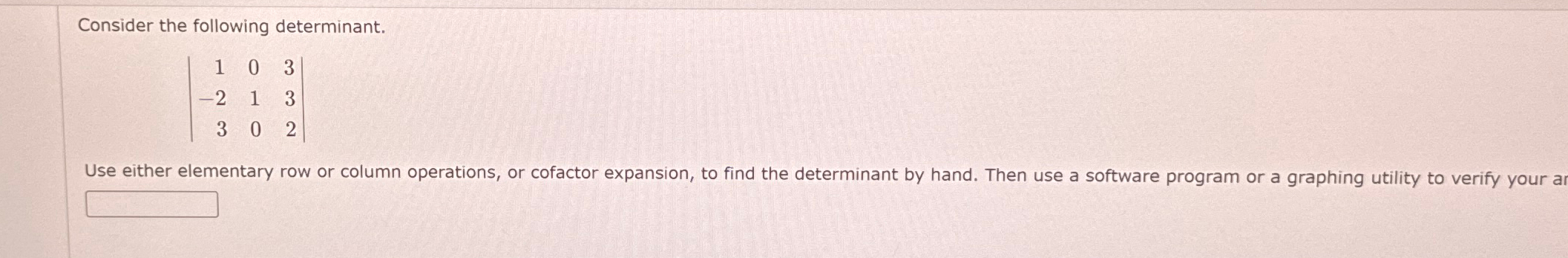 Solved Consider the following | Chegg.com