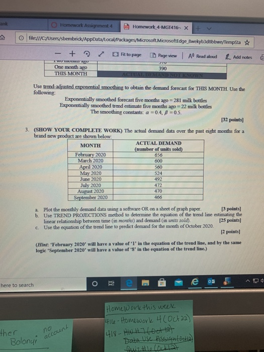. APA, MLA) 7. KEY POINTS TO FOLLOW FOR THE HOMEWORK | Chegg.com