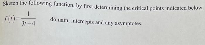 Solved Sketch the following function, by first determining | Chegg.com