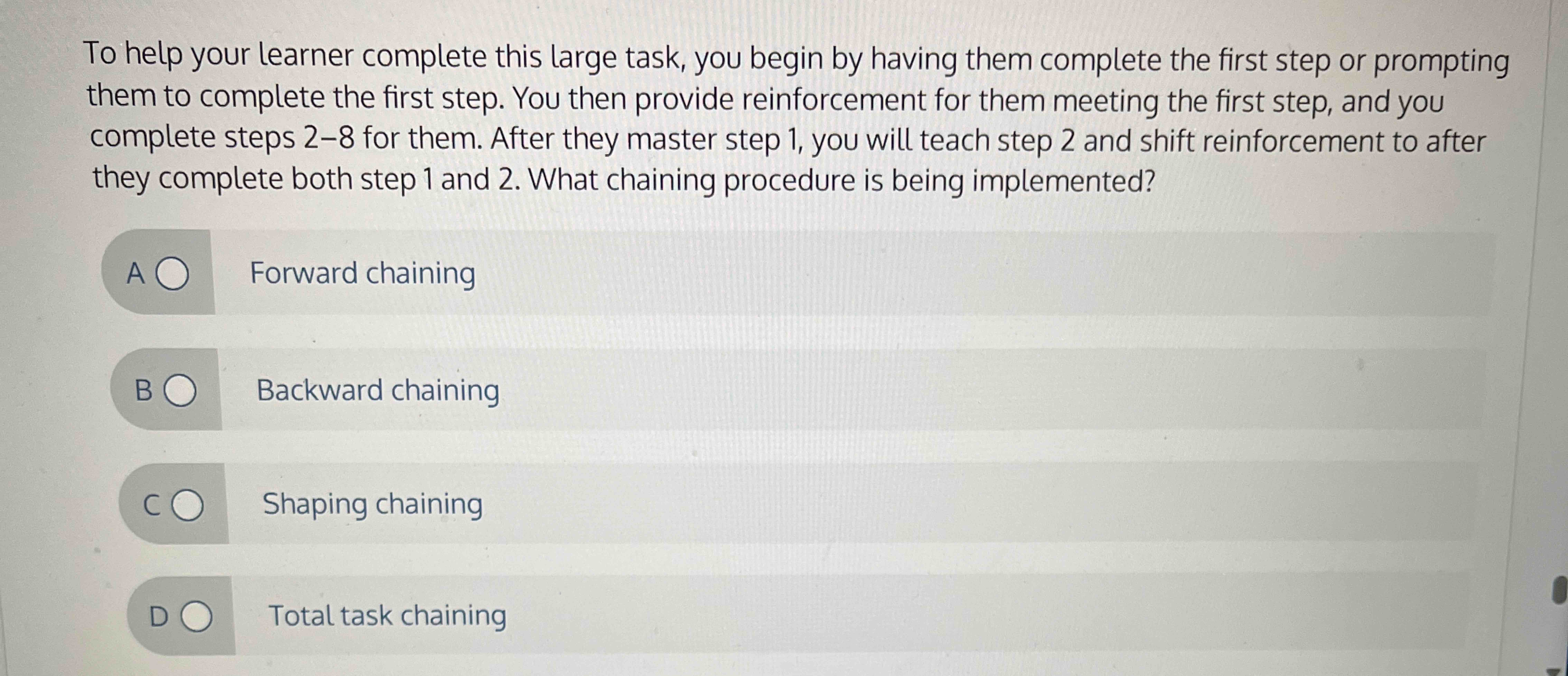 Solved To help your learner complete this large task, you | Chegg.com