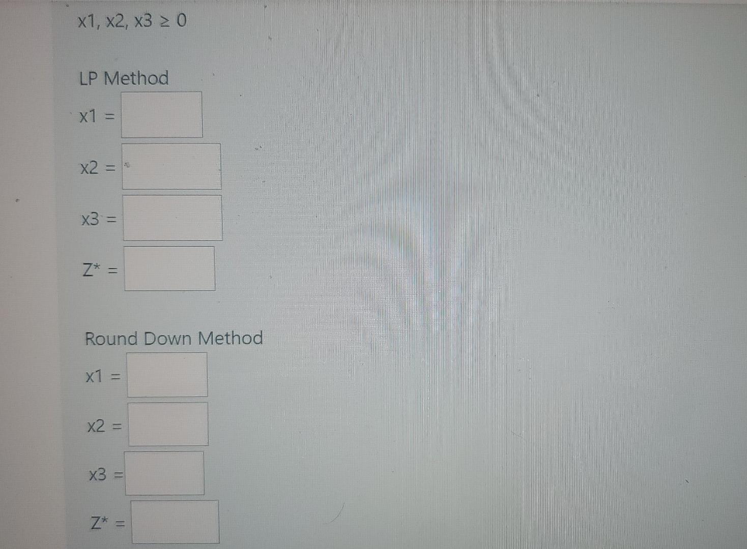 Solved Solve the following model using linear programming | Chegg.com