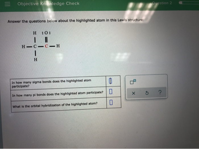 Solved = Objective knowledge Check Question 2 Answer the | Chegg.com