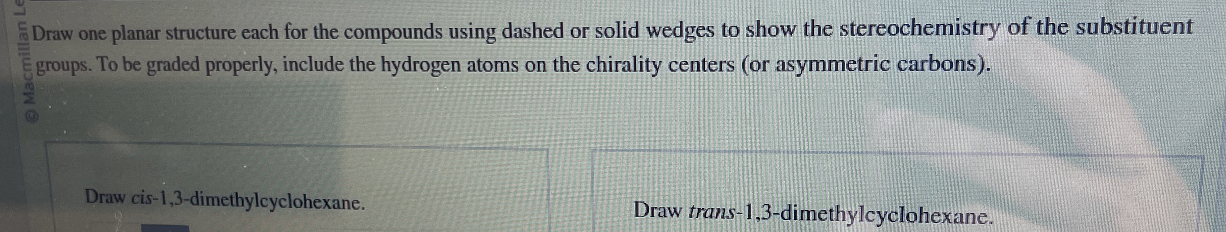 Solved Draw one planar structure each for the compounds | Chegg.com