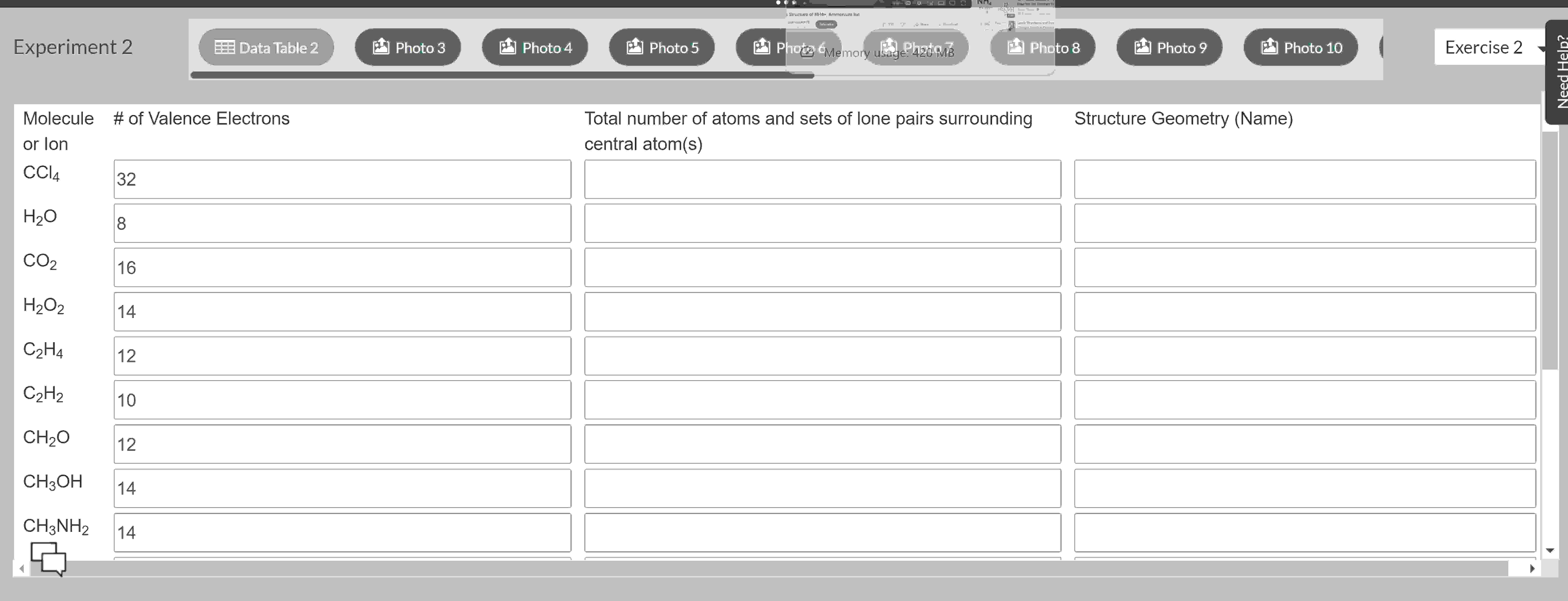 Solved central atom(s)Total number of atoms and sets of lone | Chegg.com