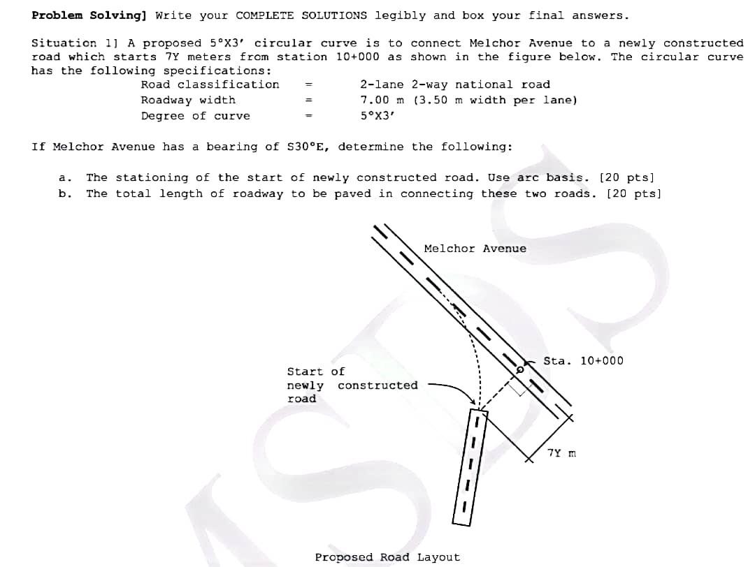 Problem Solving] Write your COMPLETE SOLUTIONS | Chegg.com