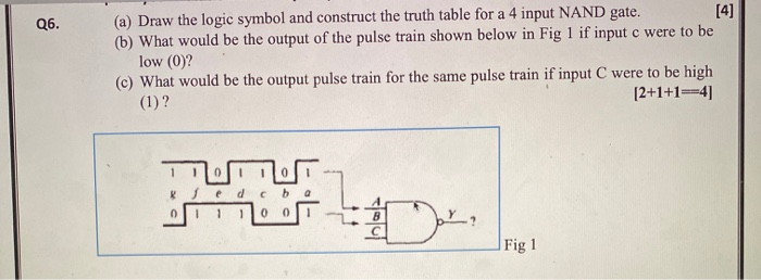 Solved Q6. (a) Draw the logic symbol and construct the truth | Chegg.com