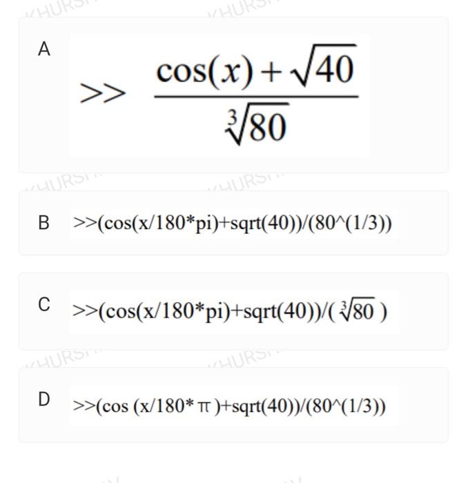 Solved A >>380cos(x)+40 | Chegg.com