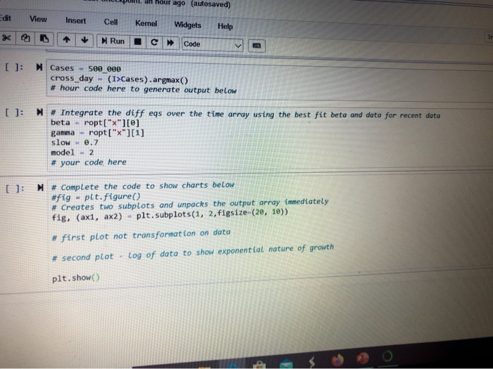 Solved [ ]: Nimport numpy as np import pandas as pd from | Chegg.com