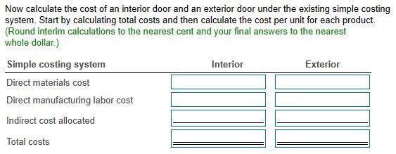 Solved Now calculate the cost per unit for each product | Chegg.com
