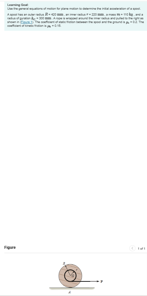 shown in (Figure 1). ﻿The coefficient of ﻿static | Chegg.com