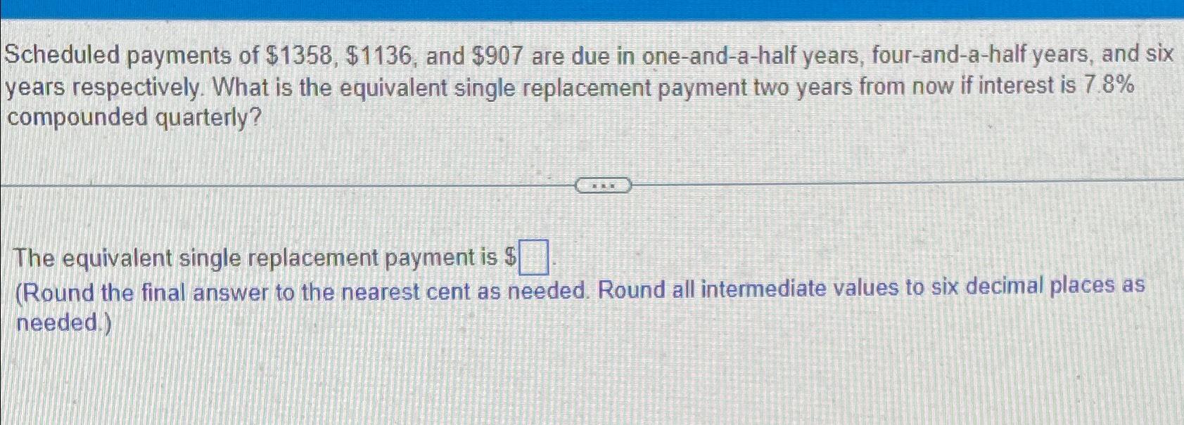 Solved Please round intermediate values to 6 | Chegg.com