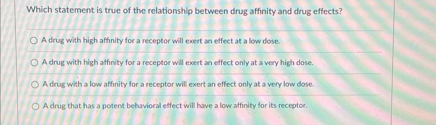 Solved Which statement is true of the relationship between | Chegg.com
