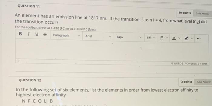 Solved Question 13 Calculate Ahrxn For The Following