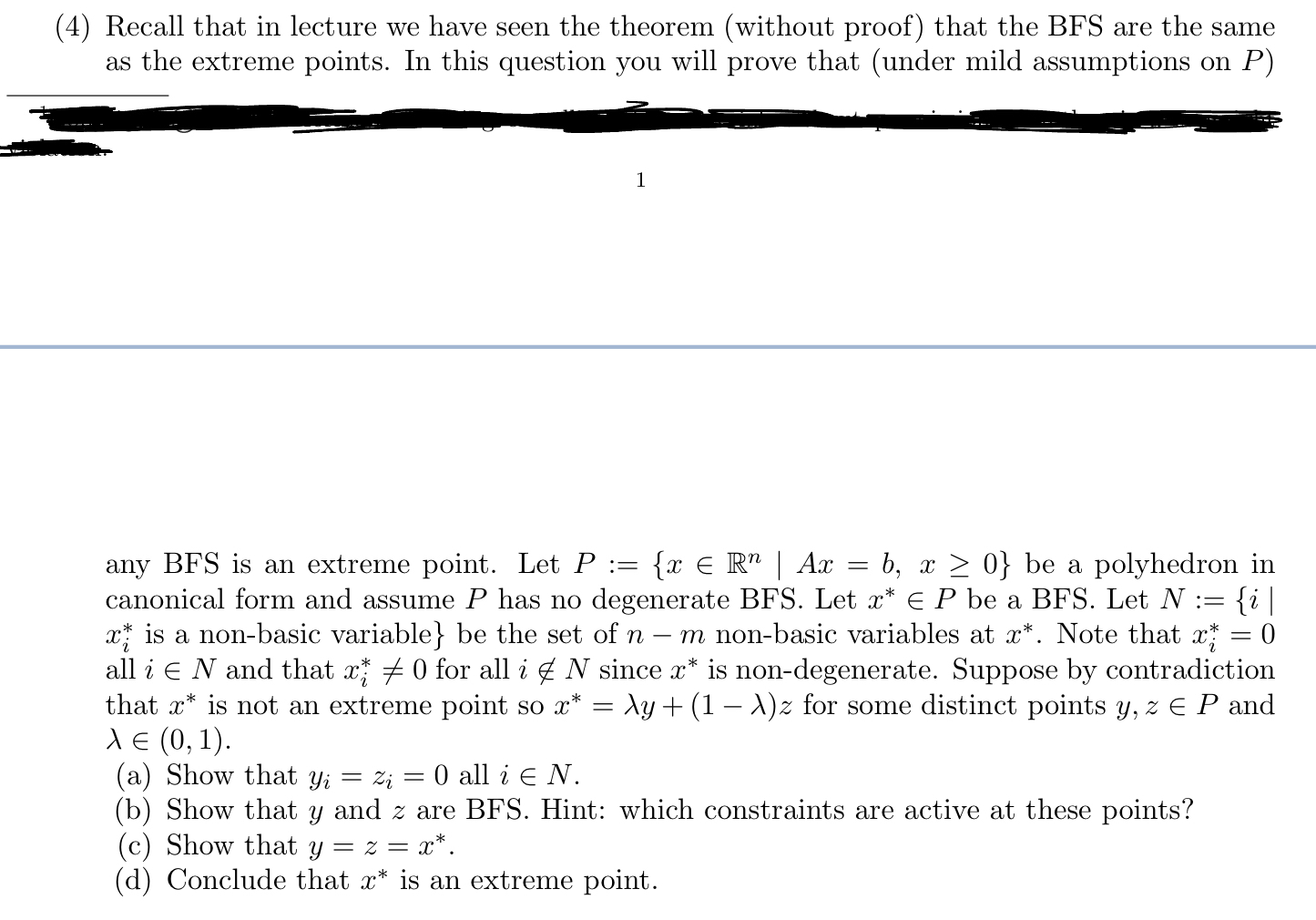 Solved (4) ﻿Recall that in lecture we have seen the theorem | Chegg.com