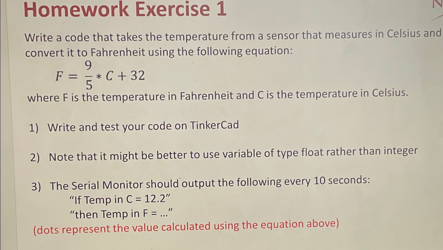 Solved Homework Exercise 1Write a code that takes the | Chegg.com Solved Homework Exercise 1Write a code that takes the | Chegg.com