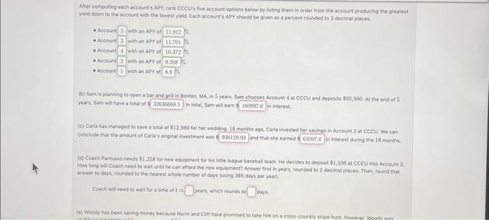 Solved can you please help me solve B, C, D, and E? i got A | Chegg.com