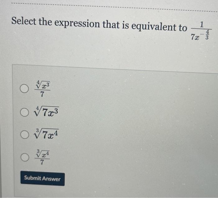Solved Write the following expression without negative | Chegg.com