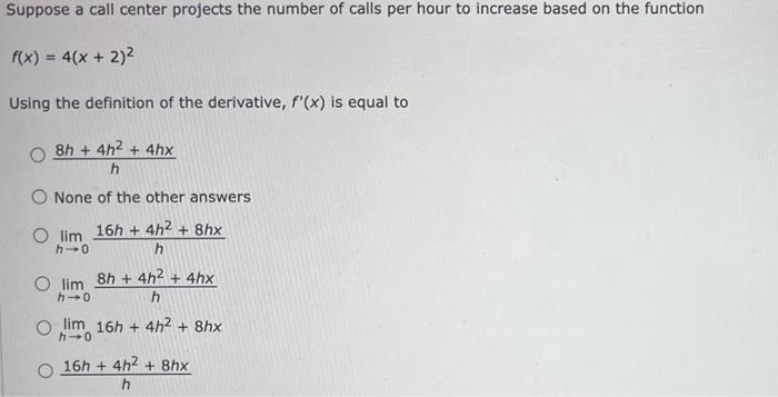 Solved Suppose a call center projects the number of calls | Chegg.com