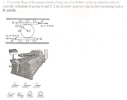 Solved Part of the symmetrical machine below can be modeled | Chegg.com
