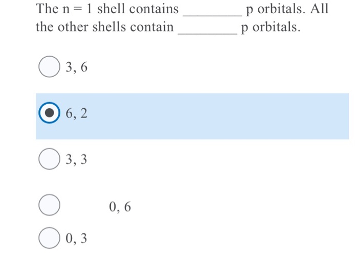 Solved The n= 1 shell contains the other shells contain p | Chegg.com