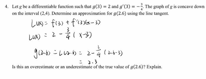 Solved 4 Let G Be A Differentiable Function Such That G 3