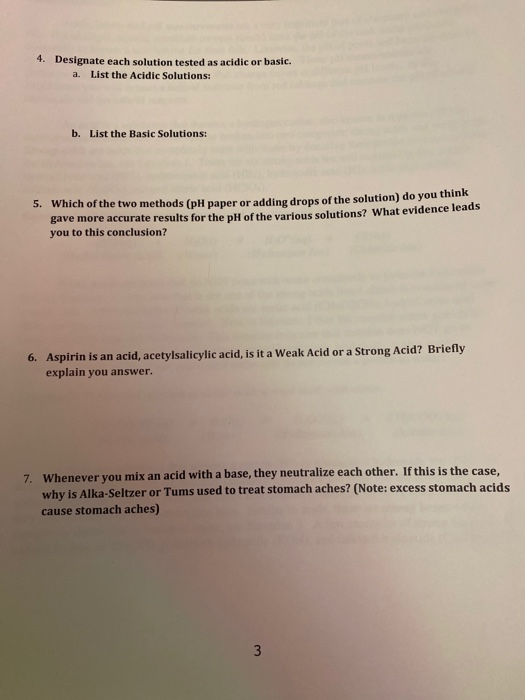 Solved Data Table I: Record your Observations & Results | Chegg.com