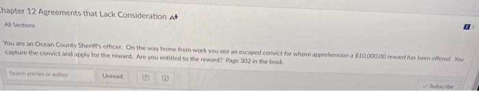 Solved Chapter 12 Agreements that Lack Consideration At A | Chegg.com