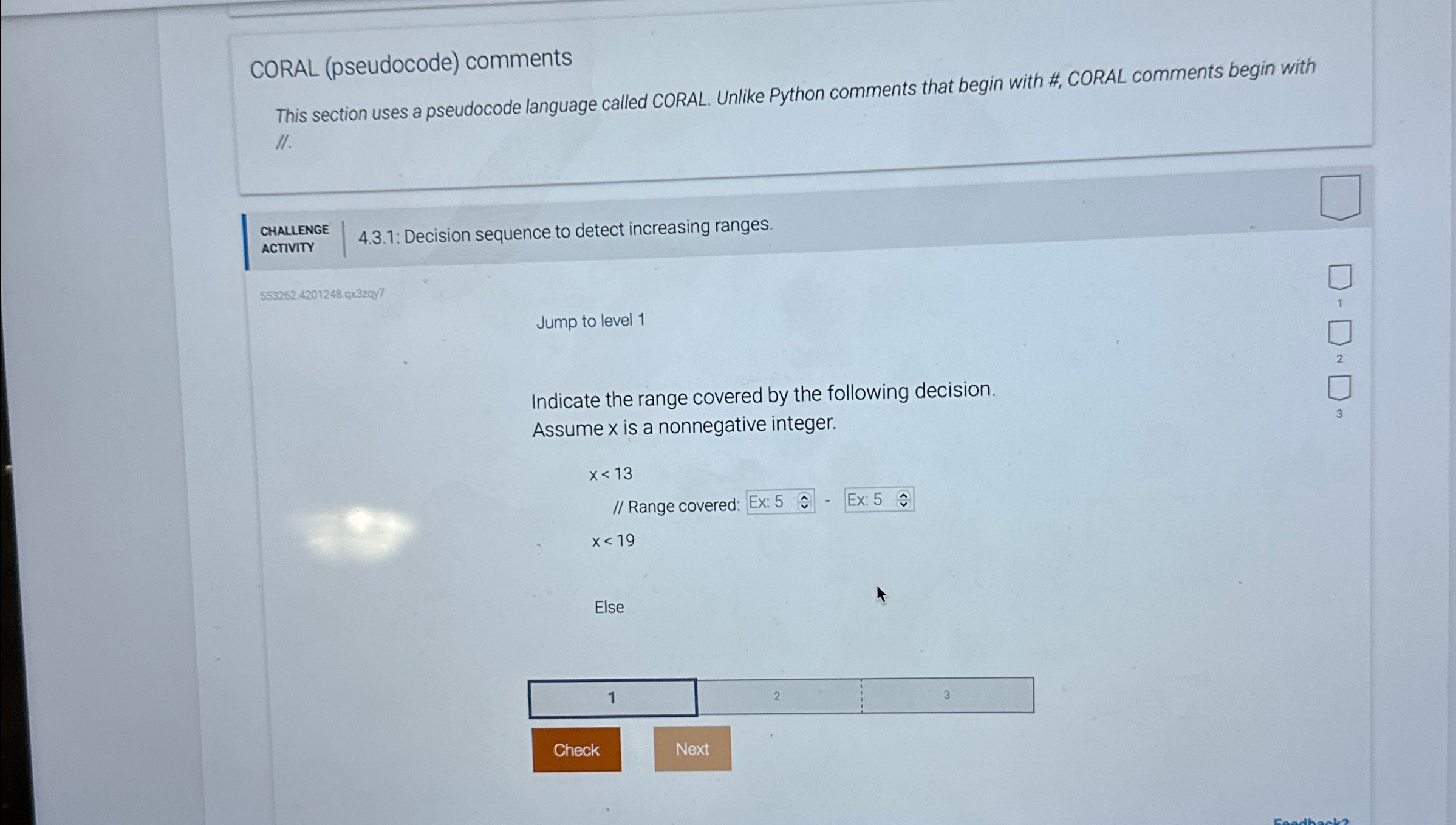 Solved CORAL (pseudocode) commentsThis section uses a | Chegg.com Solved CORAL (pseudocode) commentsThis section uses a | Chegg.com