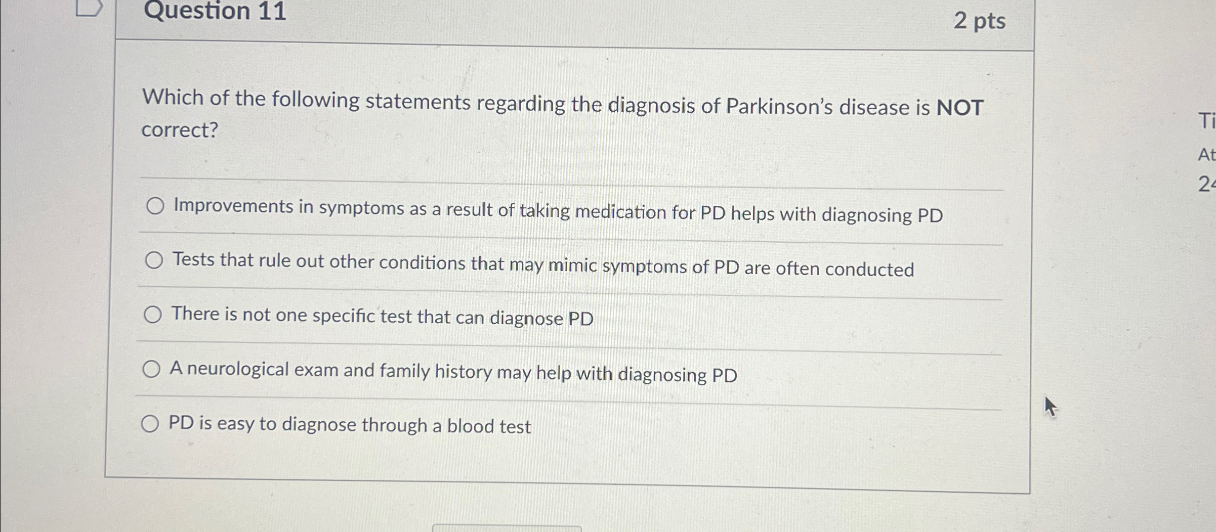 Solved Question 112 ﻿ptsWhich of the following statements | Chegg.com