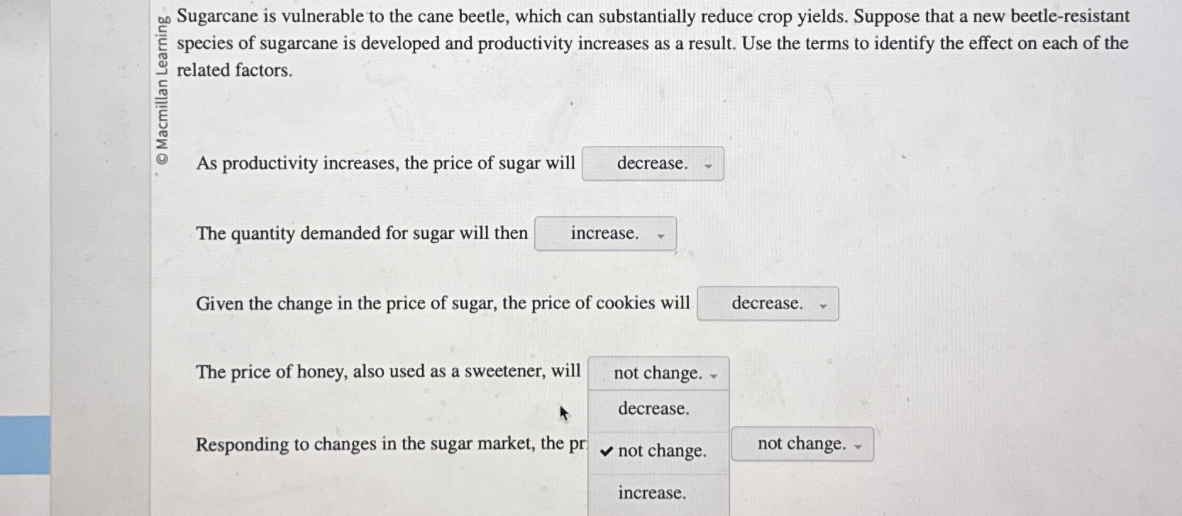 Solved Sugarcane is vulnerable to the cane beetle, which can | Chegg.com Solved Sugarcane is vulnerable to the cane beetle, which can | Chegg.com