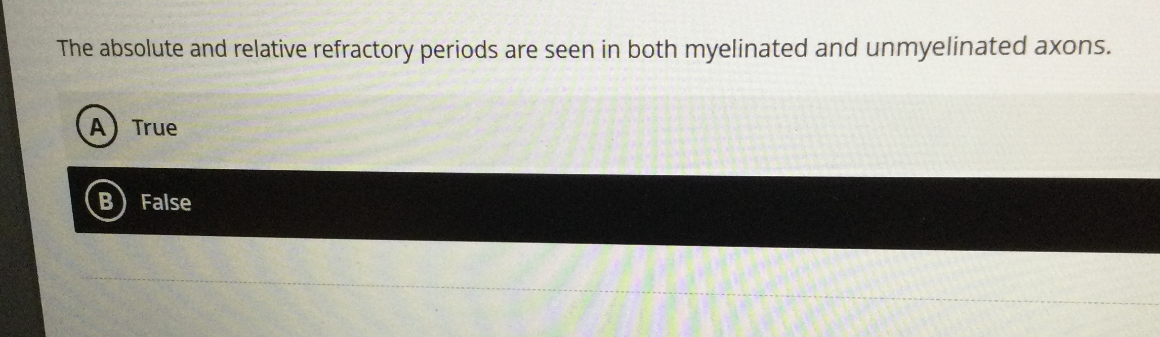 Solved The absolute and relative refractory periods are seen | Chegg.com