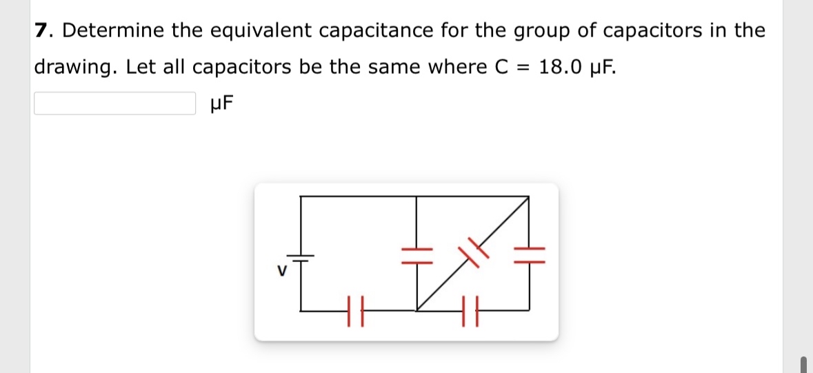 Solved Determine the equivalent capacitance for the group of | Chegg.com