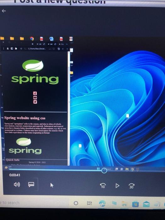 Solved Exercise 1You need to create a responsive web page | Chegg.com