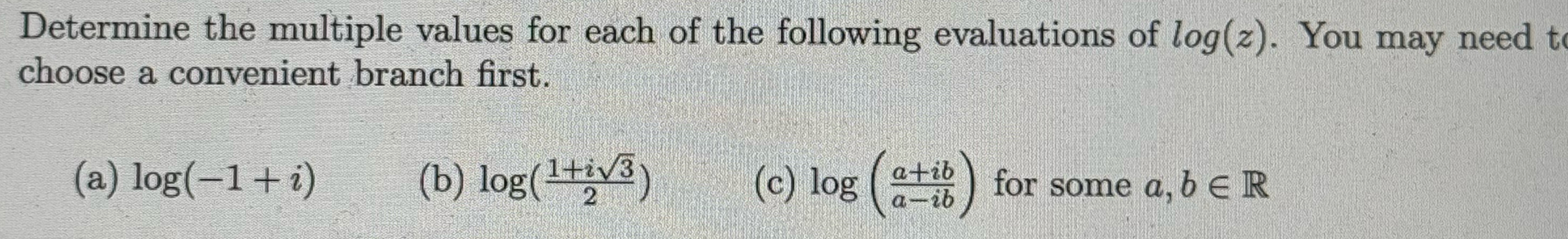 Determine the multiple values for each of the | Chegg.com