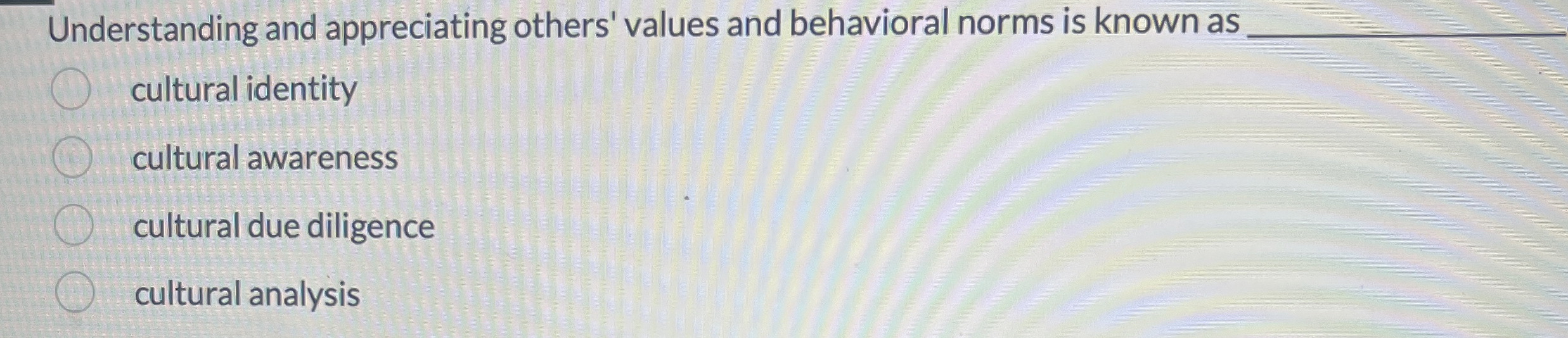High Quality SOLUTION Understanding and appreciating others' values and | Chegg.com