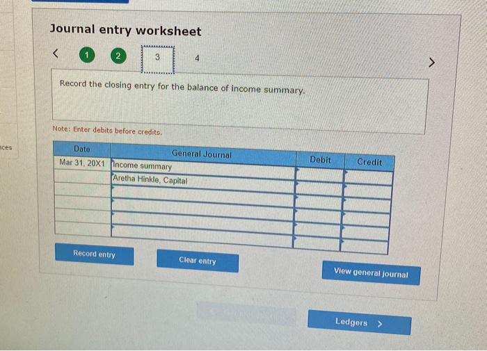 Solved Exercise 6.6 (Algo) Closing entries. LO 6-1 The | Chegg.com