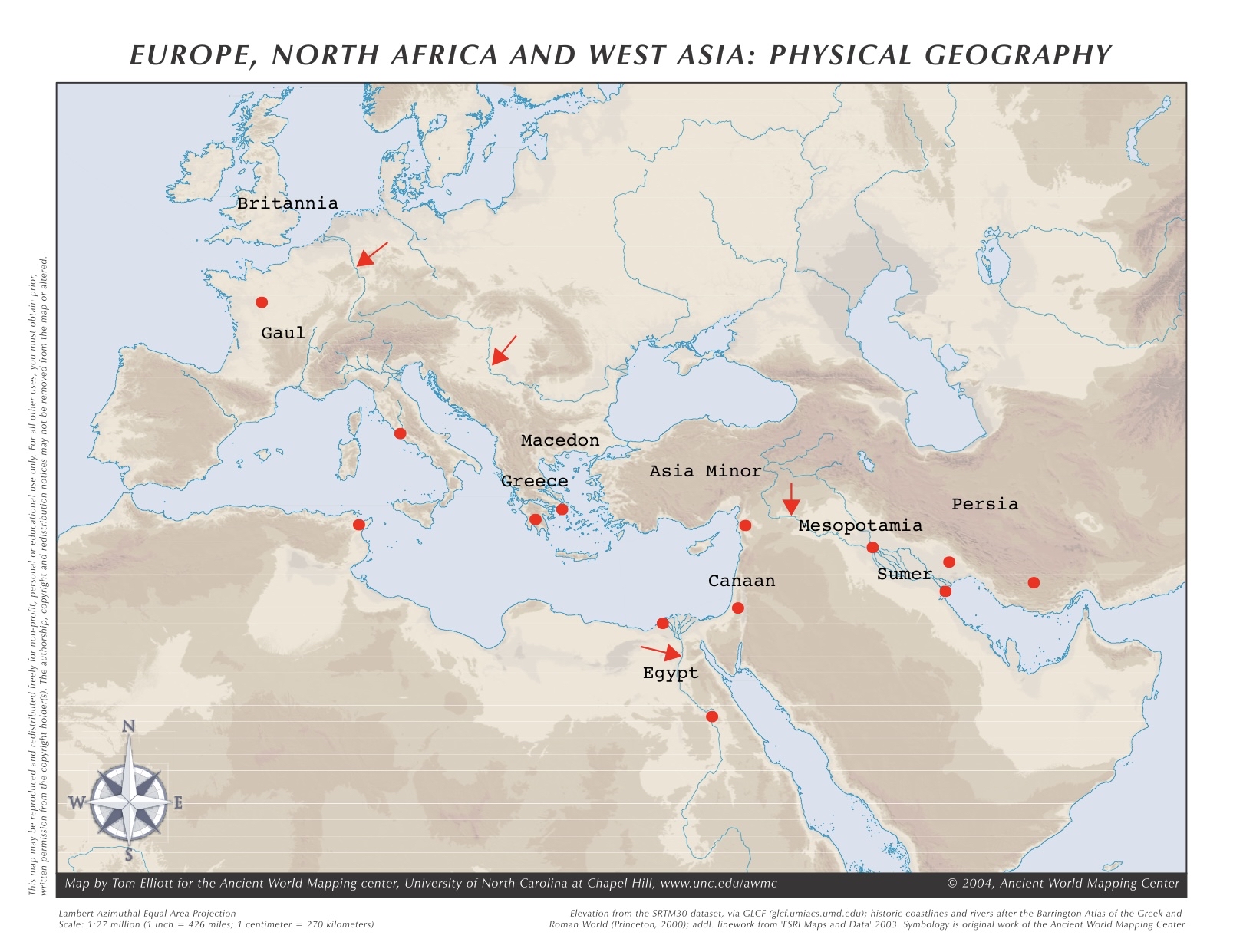 Solved EUROPE, NORTH AFRICA AND WEST ASIA: PHYSICAL | Chegg.com