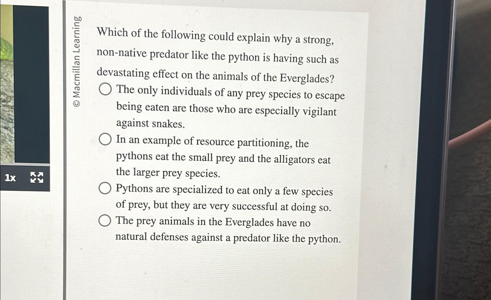 Solved Which of the following could explain why a strong, | Chegg.com