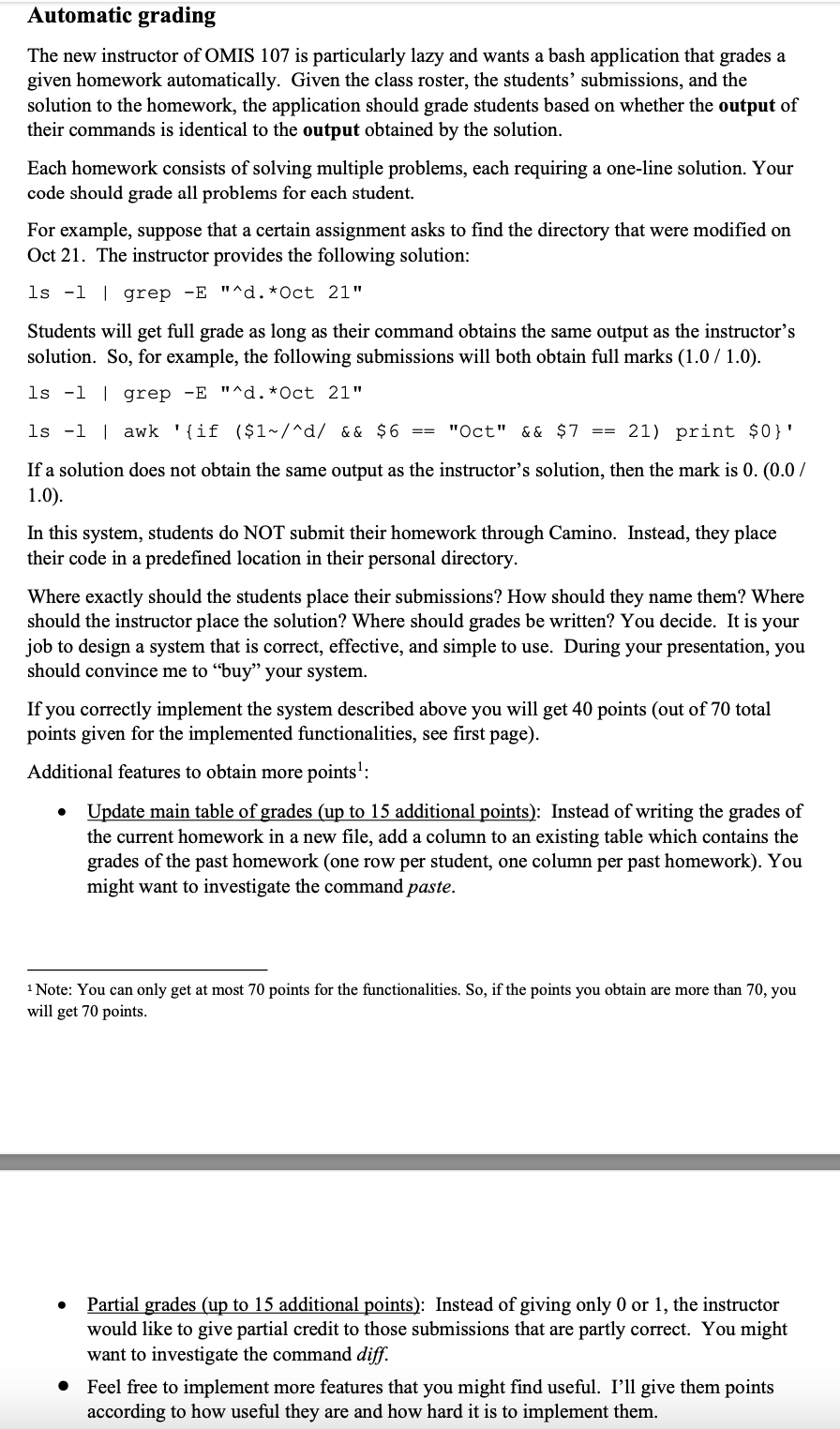 Solved How do I solve this for mac bash linux? | Chegg.com